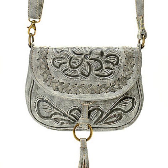 Labrado | Bags | Labrado Leather Wildflower Mini Saddle Handbag | Poshmark